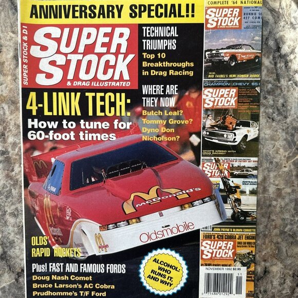 Other | Super Stock Drag Illustrated Magazine November 1992 | Poshmark